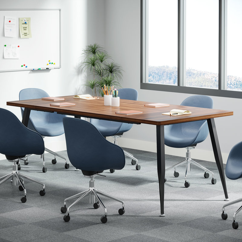 Wade Logan® Borka Rectangular Conference Table & Reviews | Wayfair