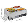 Wrought Studio Commercial Food Warmer, 1500W Electric Stainless Steel ...