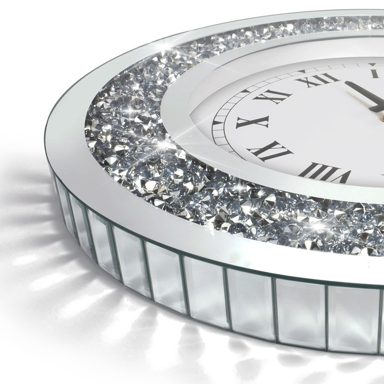 gucangdiangzishangwuyouxiangongsi Glass Wall Clock | Wayfair