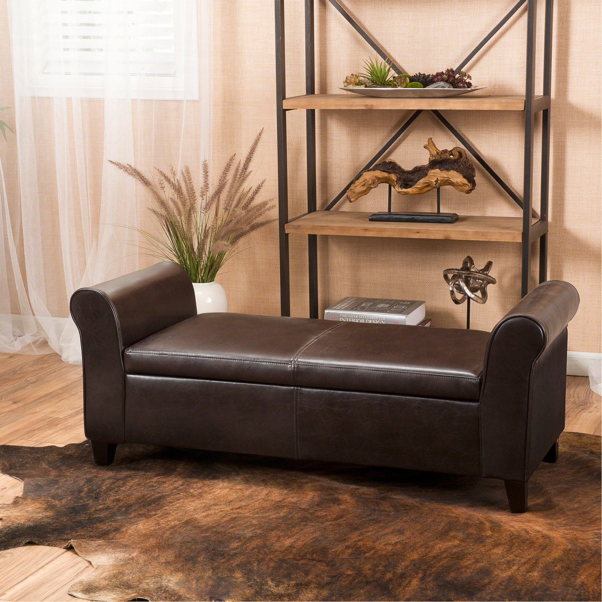 Lark Manor™ Armed Storage Bench | Wayfair