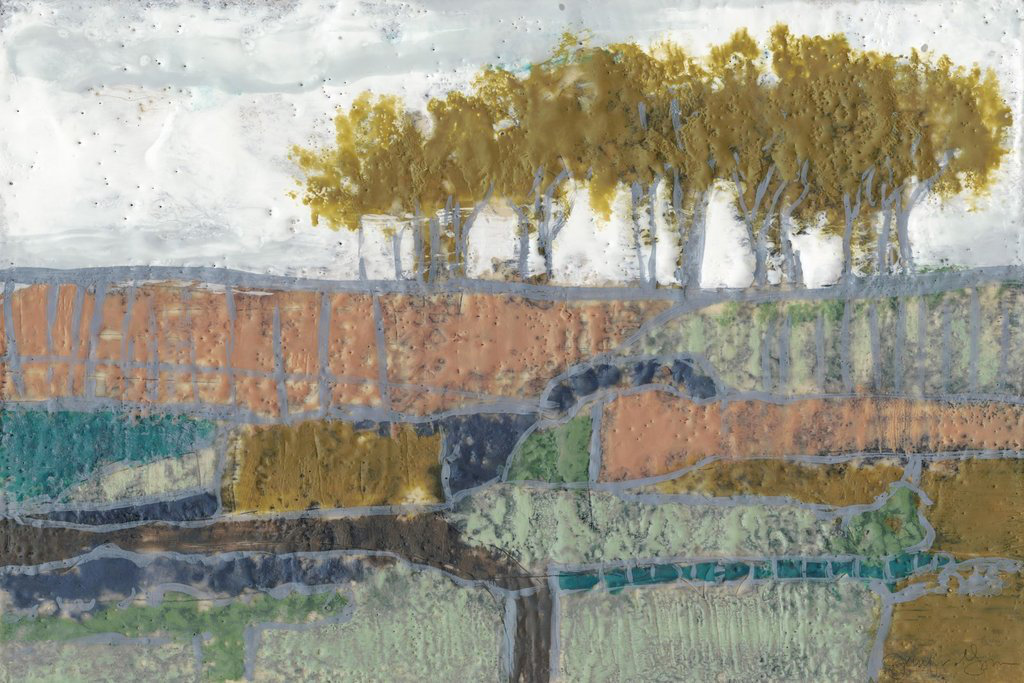 Marmont Hill "Patchwork Landscape II" Painting Print on Wrapped Canvas ...