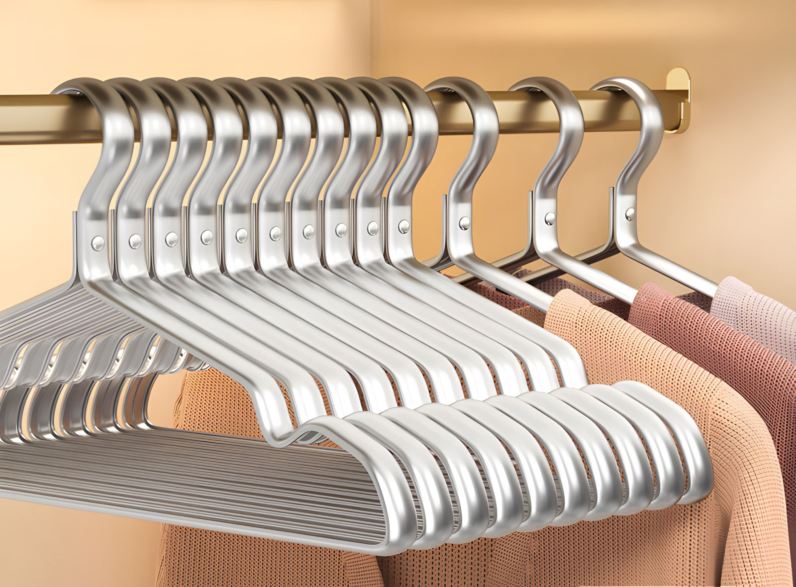 Rebrilliant Aluminum Alloy Clothes Hanger | Wayfair