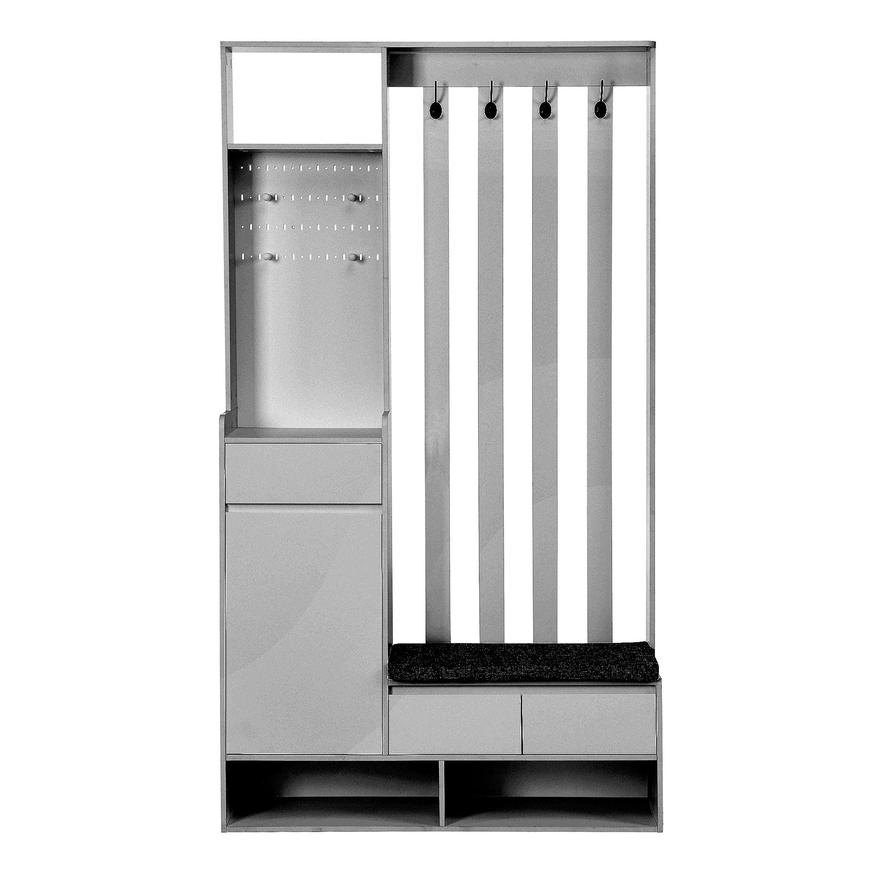 Latitude Run® Multifunctional Hallway Storage Cabinet With Modern ...