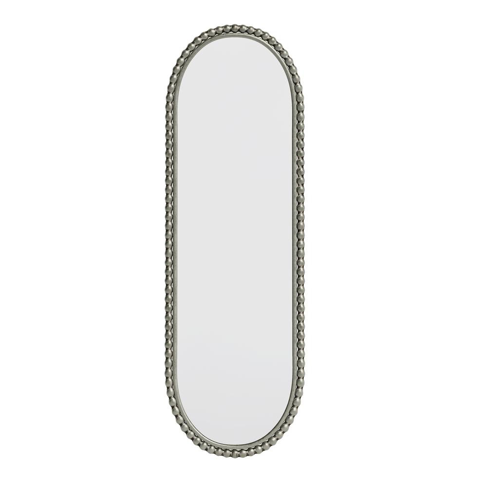 Bungalow Rose Oval Mirror (Silver) | Wayfair