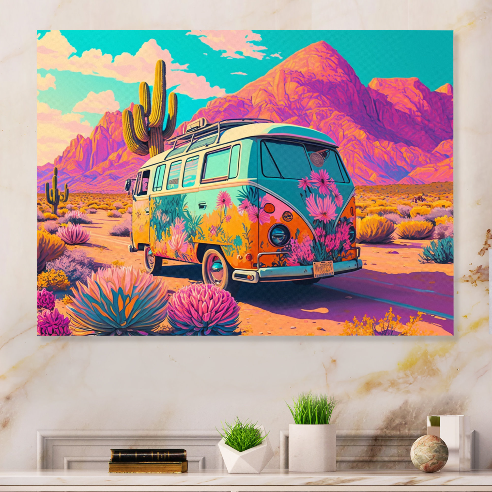 Union Rustic Vintage Van Roadside Stories IV On Metal Graphic Art | Wayfair