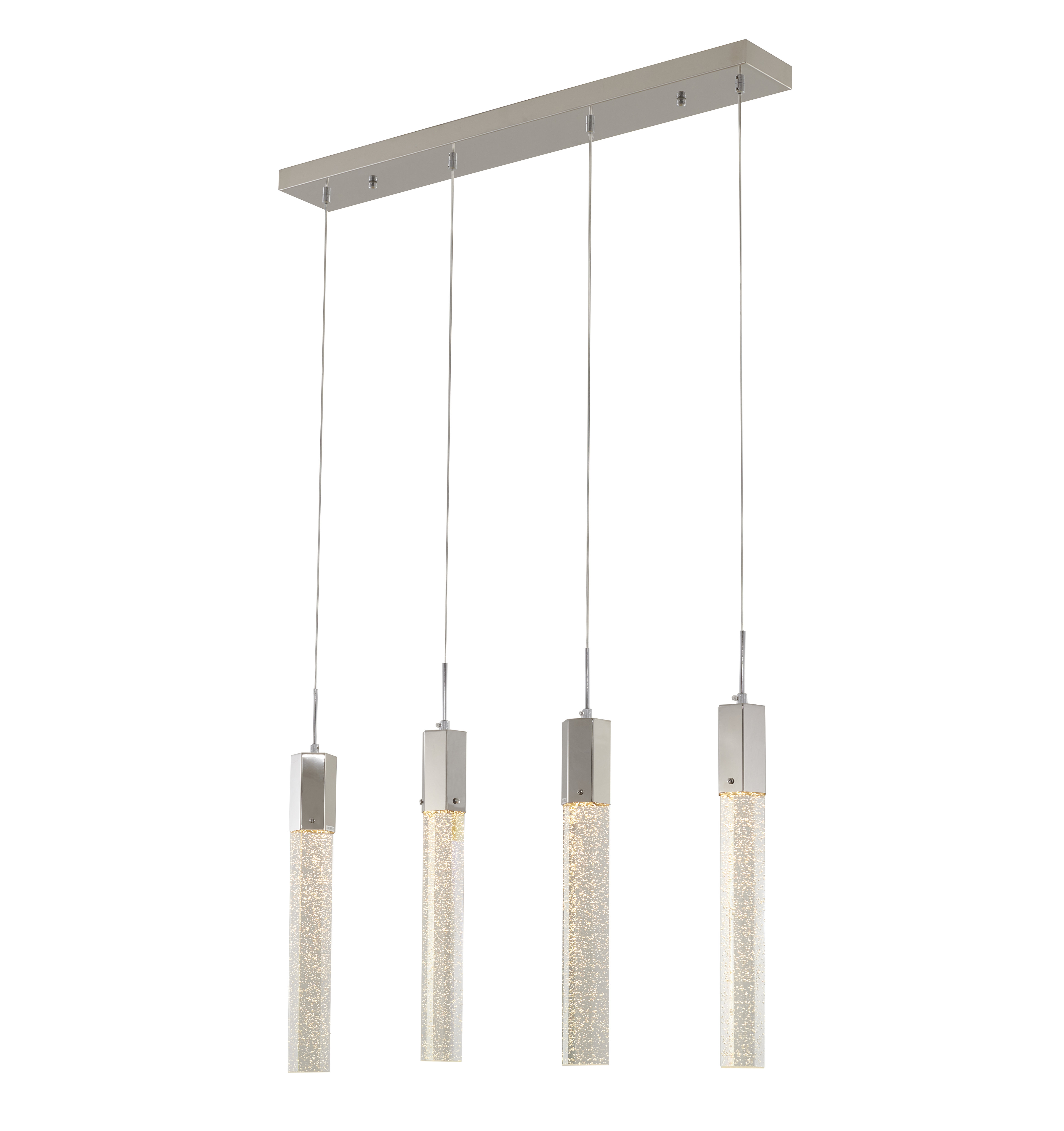 Orren Ellis Ilithya 4 - Light Kitchen Island Linear Pendant with ...
