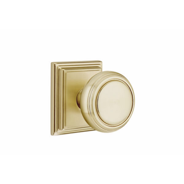 Emtek Passage Consealed Fastener Norwich Knob with Wilshire Rosette ...