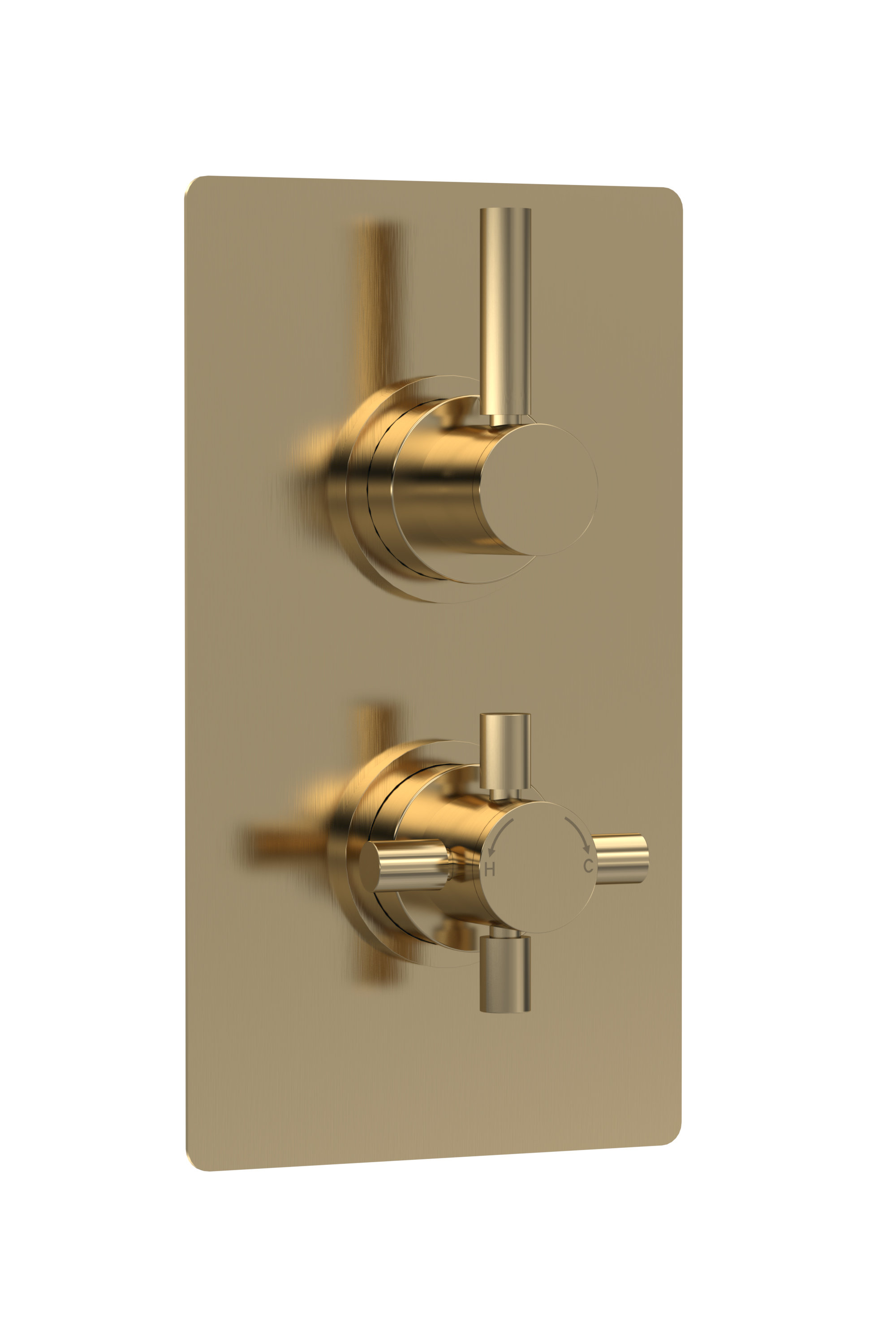 Nuie Tec Pura Twin Thermostatic Shower Valve | Wayfair.co.uk