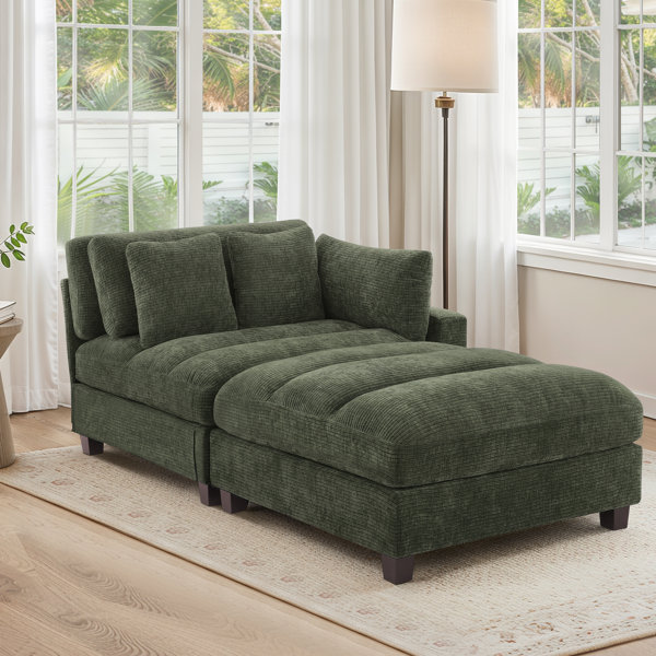 One Arm Chaise Lounge Chairs You'll Love | Wayfair