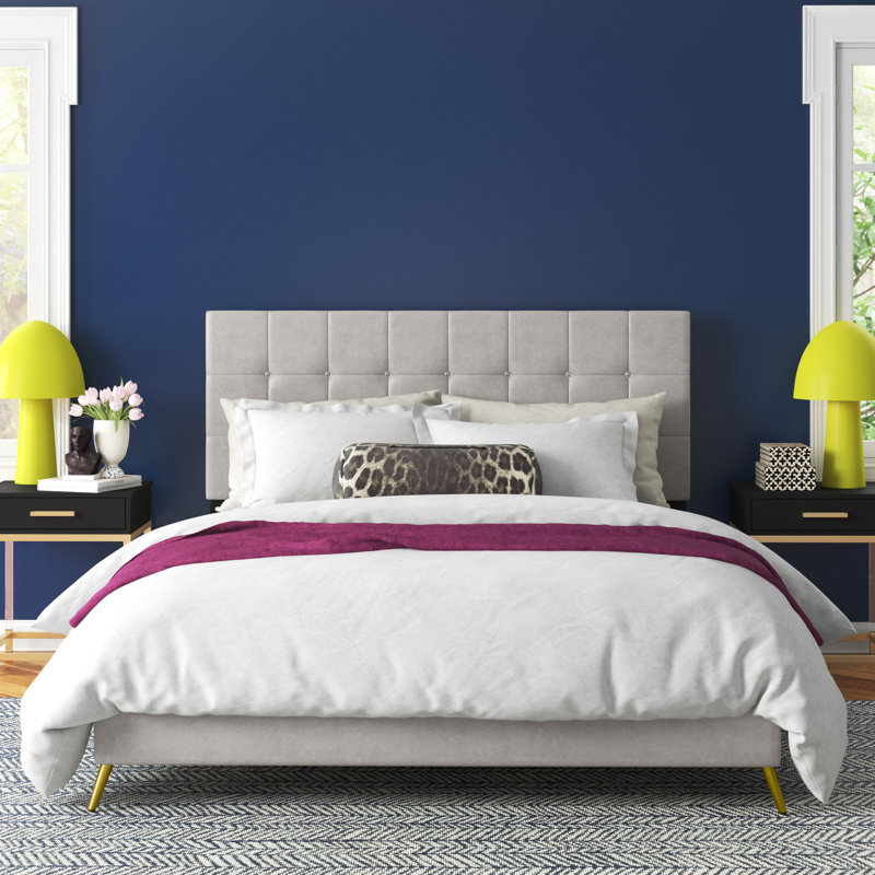 Etta Avenue™ Xiomara Upholstered Standard Bed & Reviews | Wayfair