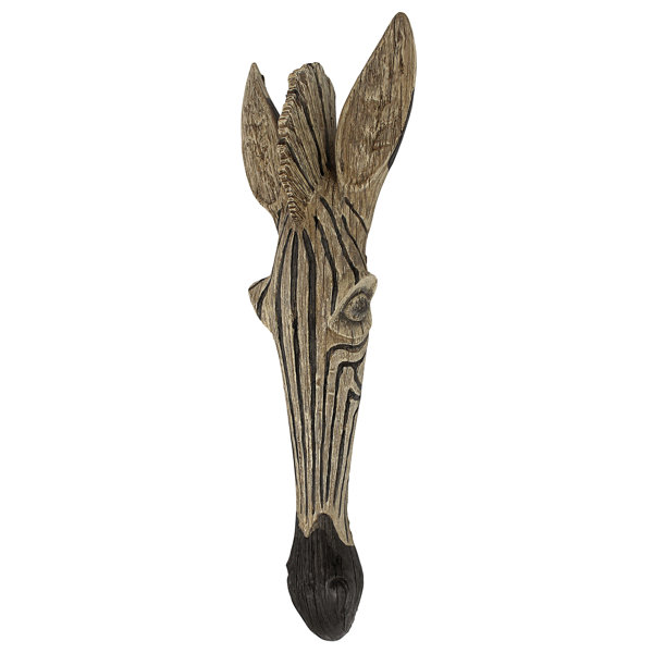 Design Toscano Animal Mask of the Savannah Zebra Wall Sculpture ...