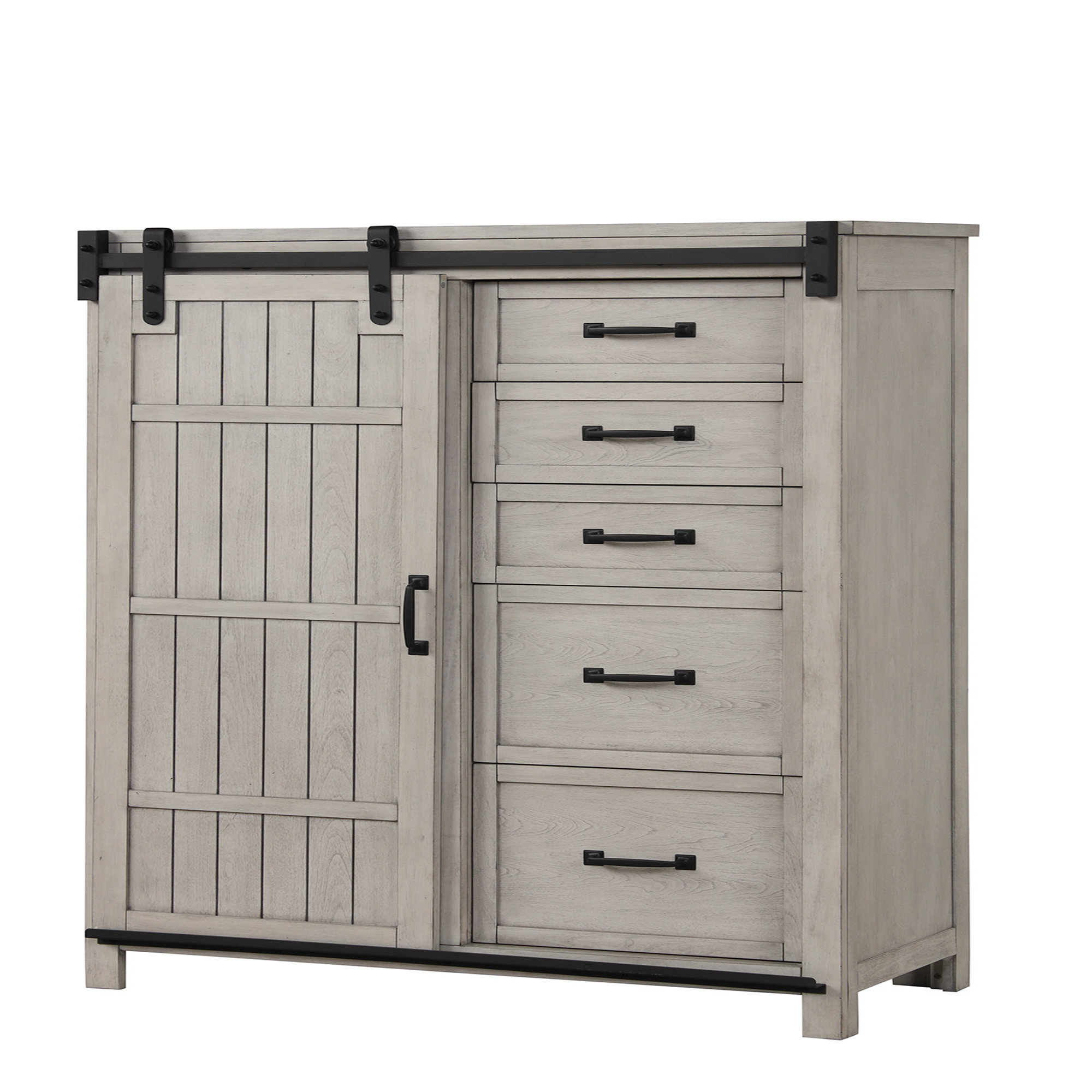 Corrigan Studio Wardrobe Chest, Mountain Mist Finish - Wayfair Canada
