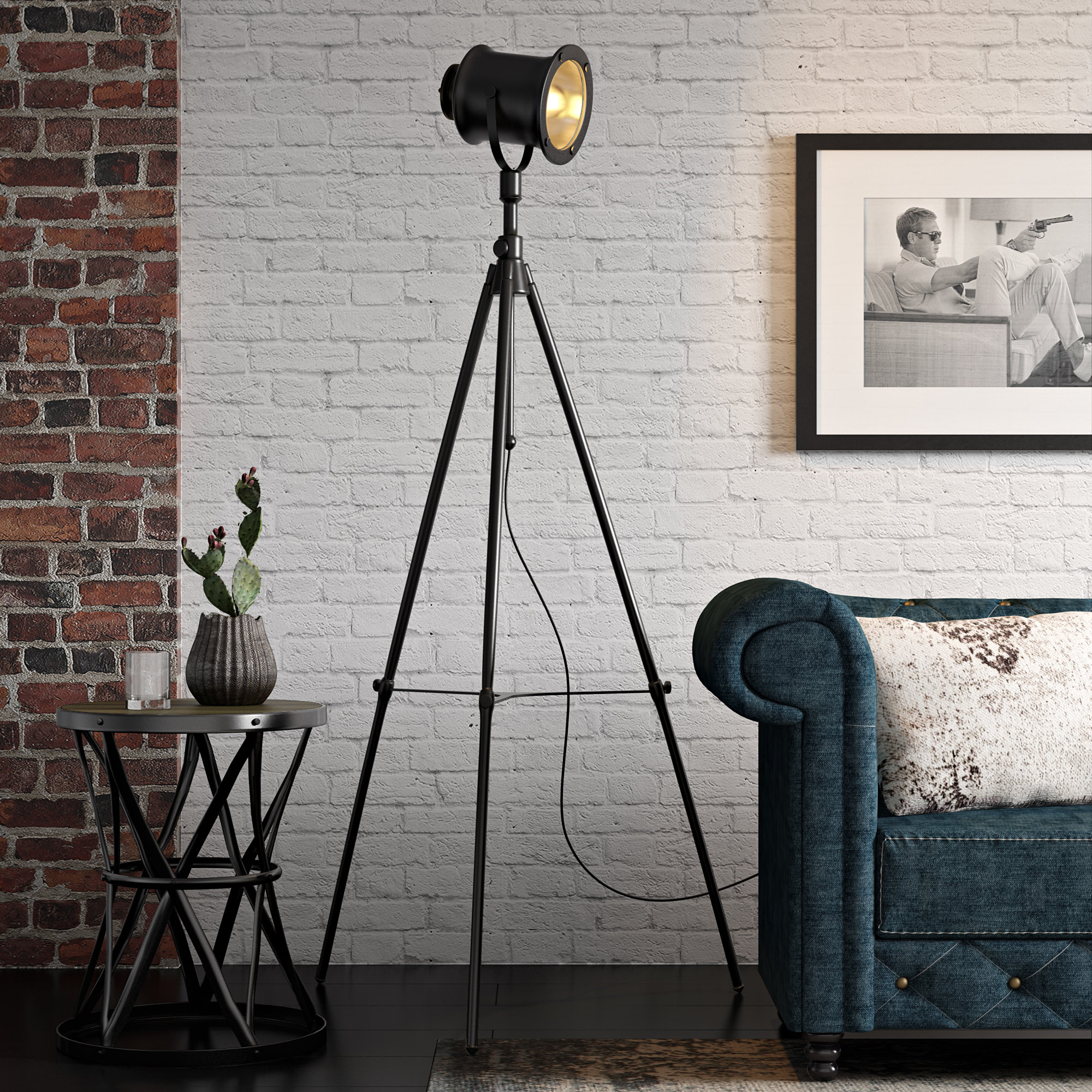 Borough Wharf 188cm Tripod Floor Lamp & Reviews | Wayfair.co.uk
