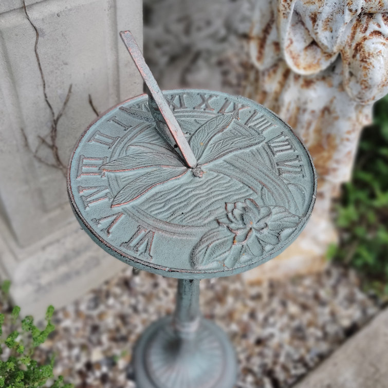 August Grove Yreka Cast Iron Sundial | Wayfair.co.uk