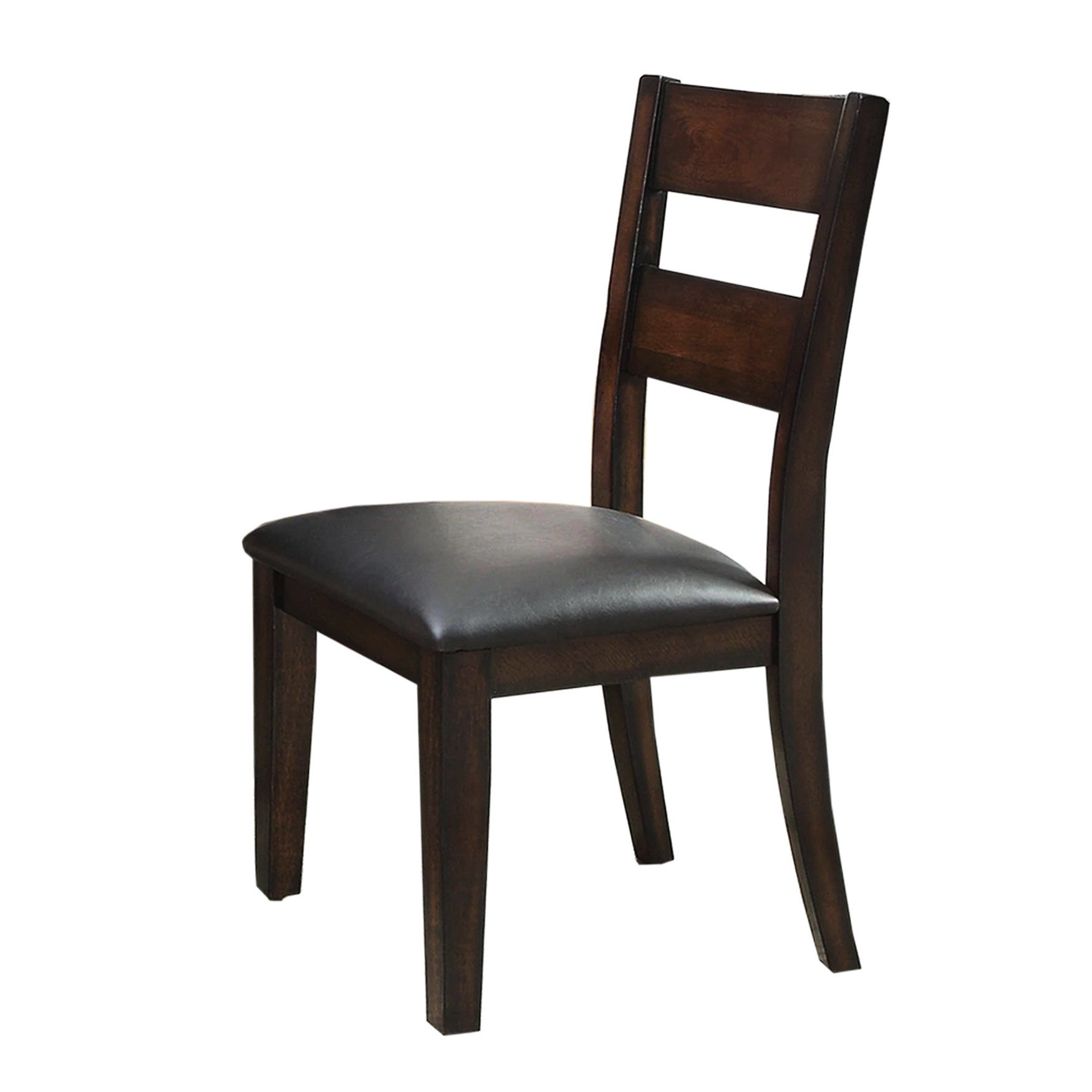 Wildon Home® Dark Cherry Dining Chairs, 2, Padded , Stable Construction ...