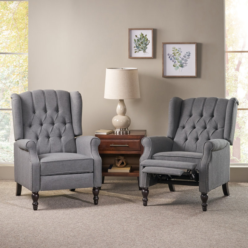 Three Posts™ Val 28.5" Wide Manual Wing Chair Recliner & Reviews | Wayfair