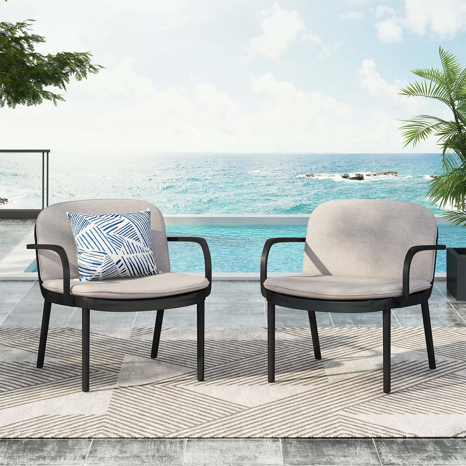 Corrigan Studio® Outstanding Outdoor Chair Set for Unrivaled Relaxation ...