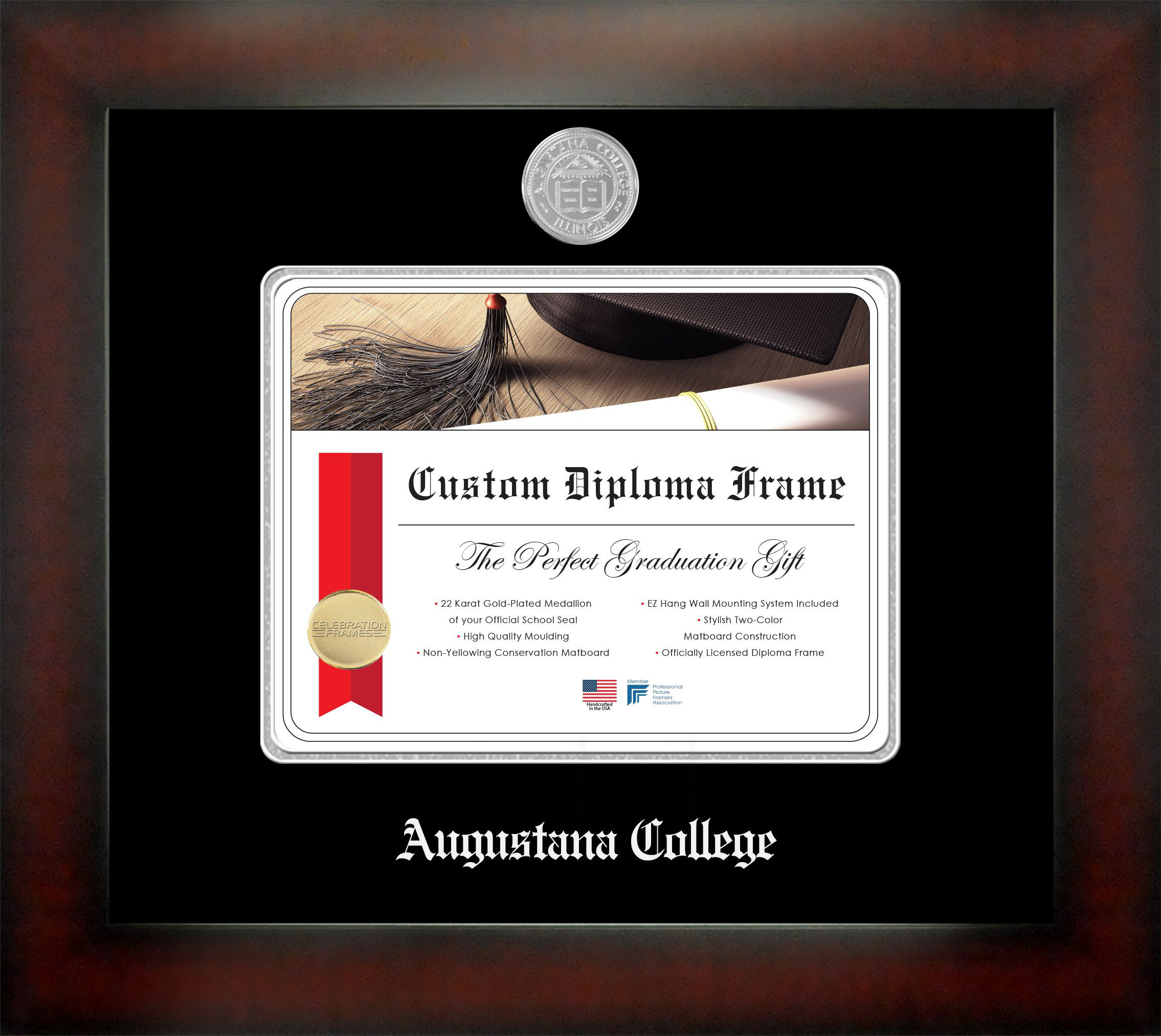 Campus Images Augustana College Picture Frame | Wayfair