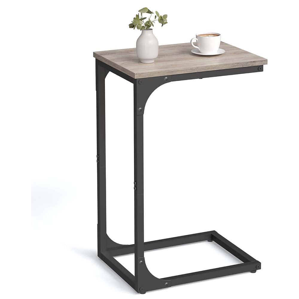 17 Stories C-Shaped End Table, Small Side Table For Couch, Sofa Table ...