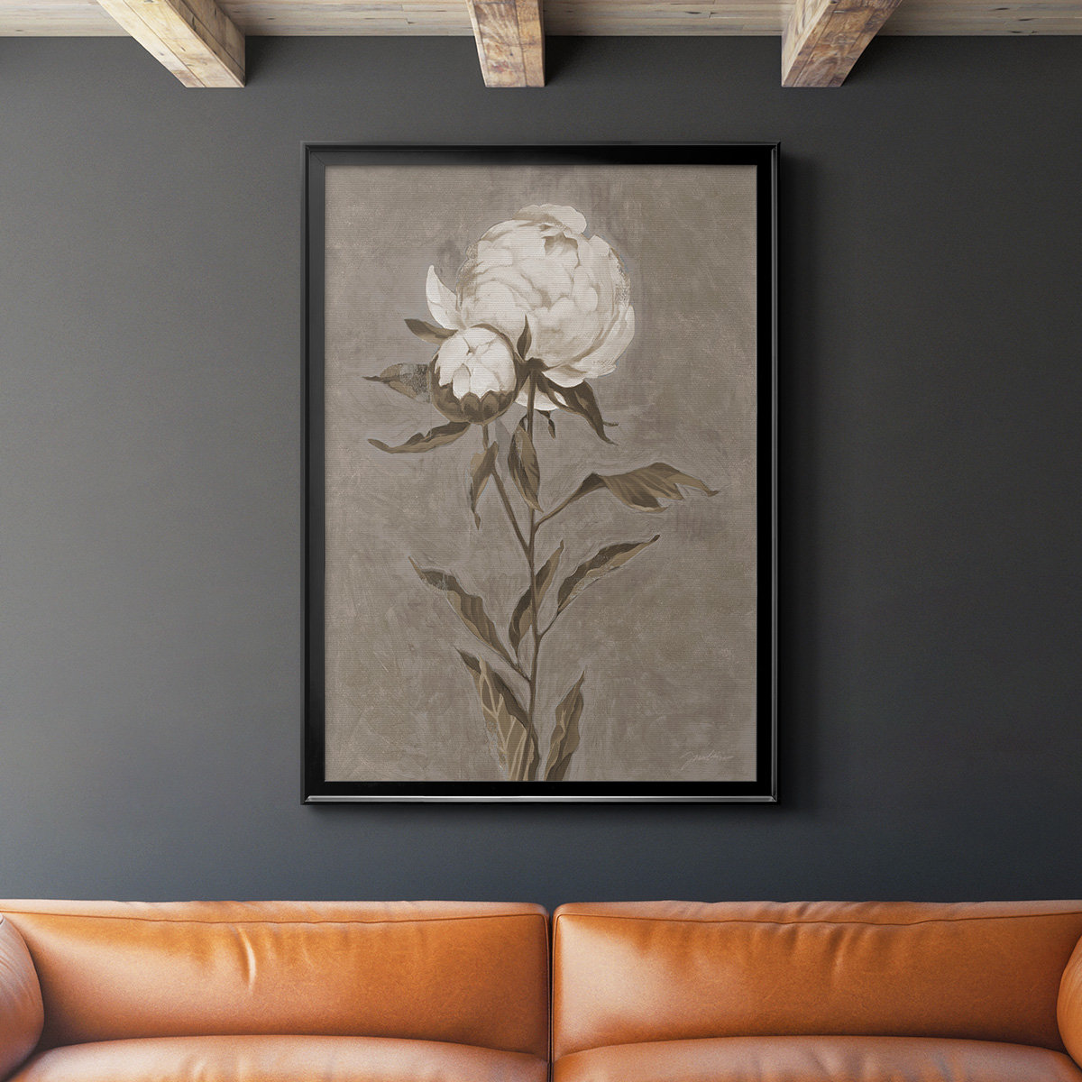 Wexford Home PRETTY AS A PEONY II Premium Framed Print - Ready To Hang ...