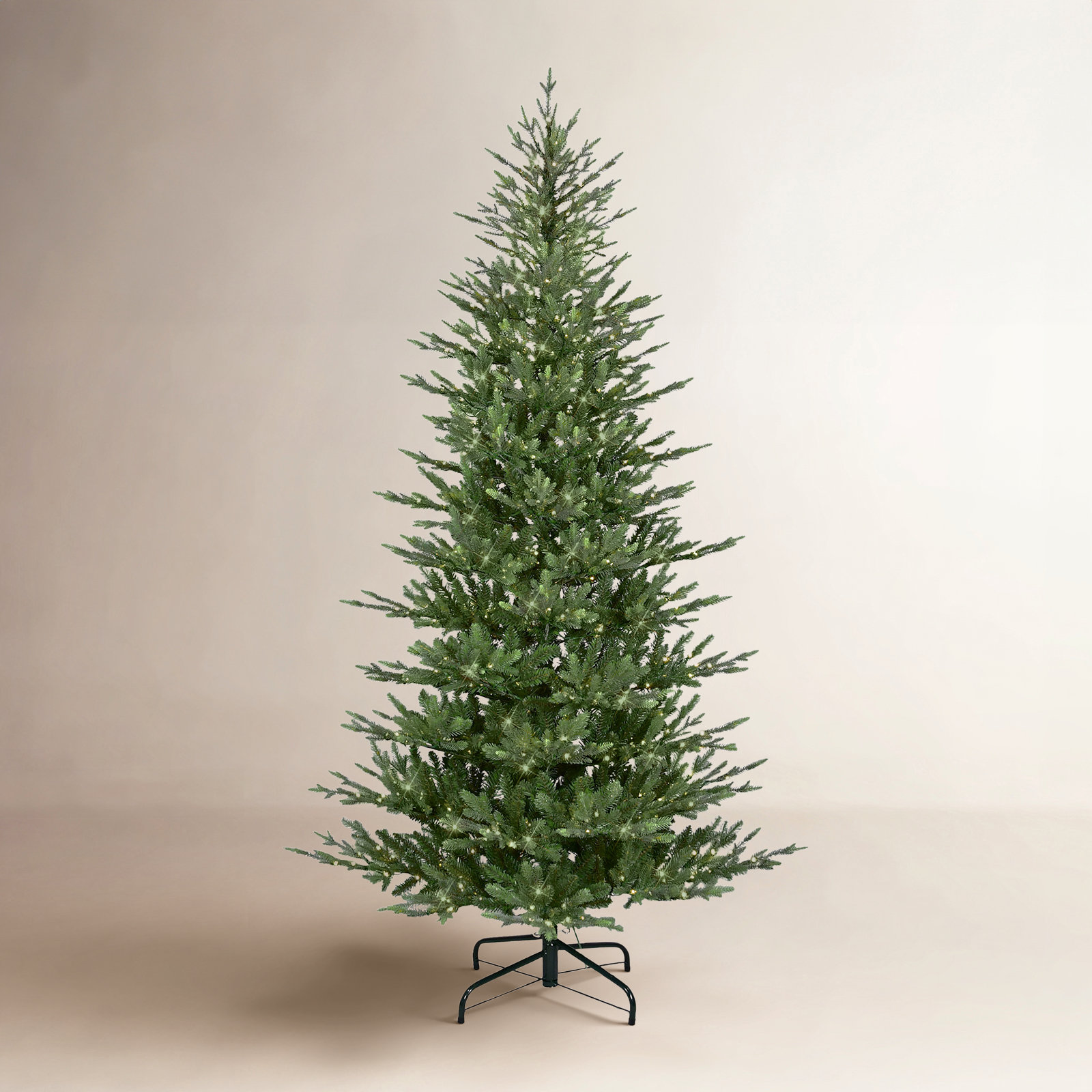The Holiday Aisle® Gracelan 7' 6" H Slender Green Realistic Artificial ...