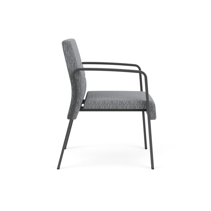Lesro Waterfall Waiting Reception Guest Chair Metal Frame | Wayfair