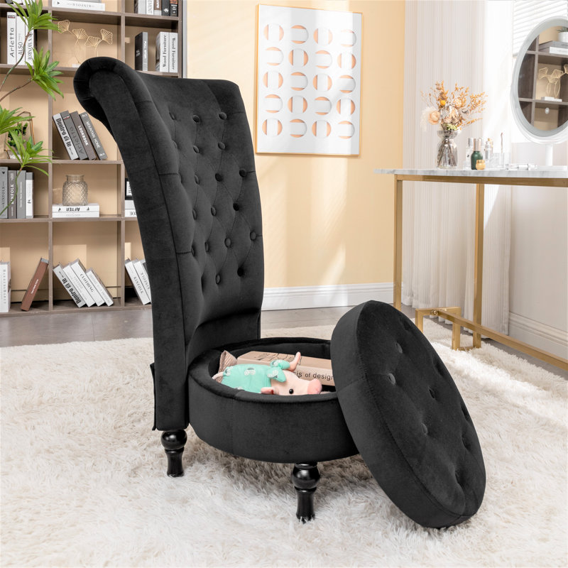 House of Hampton® Fulviah Velvet Slipper Chair & Reviews | Wayfair