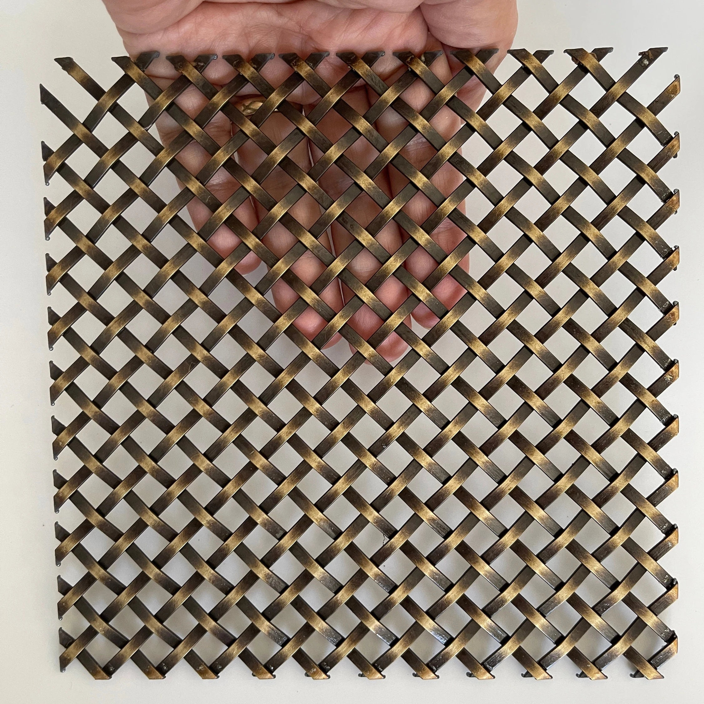 rustikehome.com Wire Mesh Antique Brass Architectural Woven Furniture ...