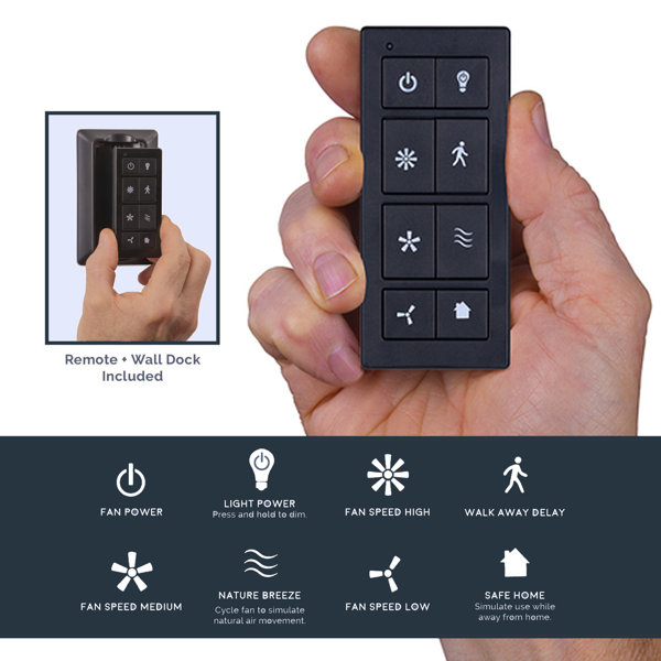 Beachcrest Home Calypso 52"Weather Resistant Ceiling Fan with Light ...