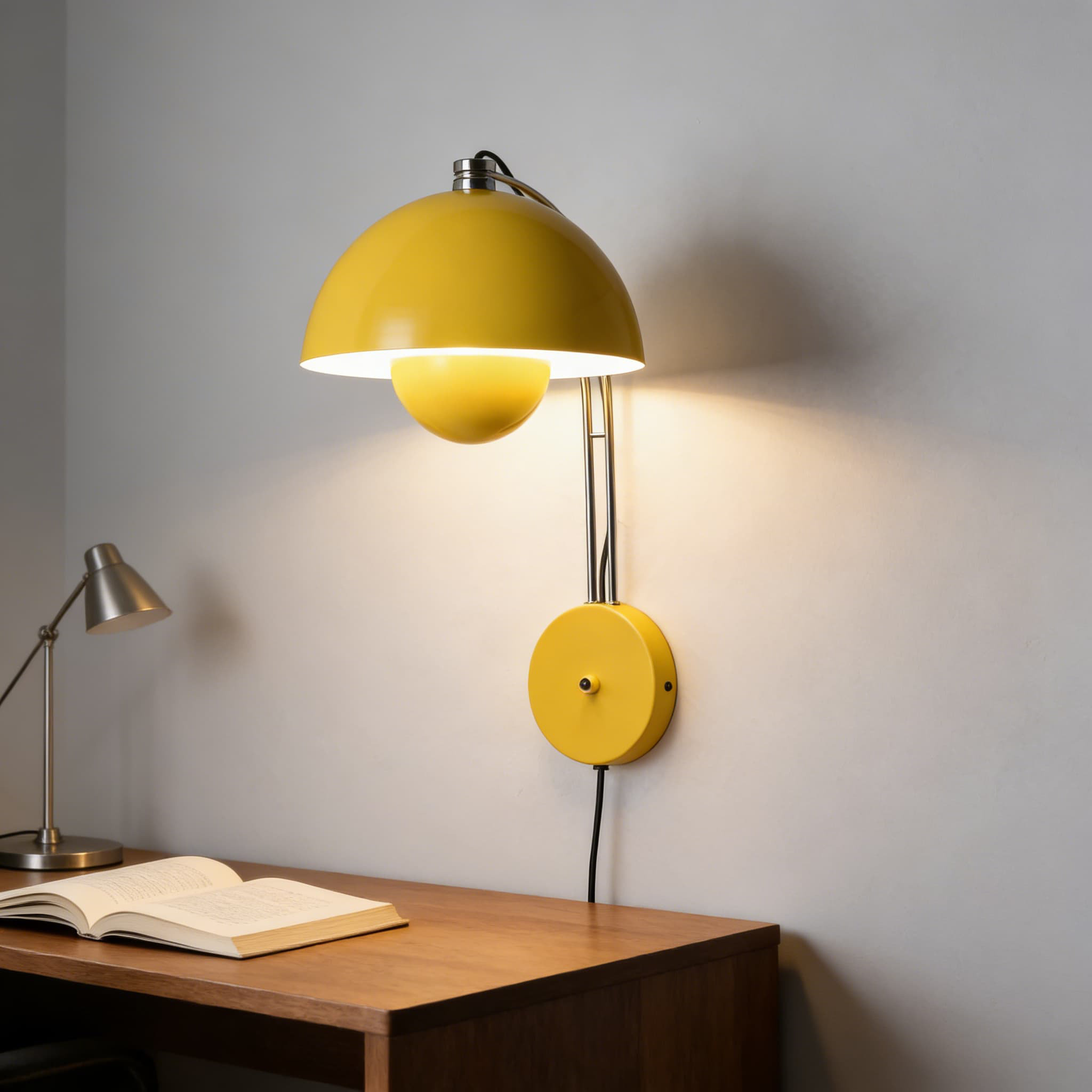 House of Hampton® Modern Plug-In Wall Sconce With Hardwire Conversion ...