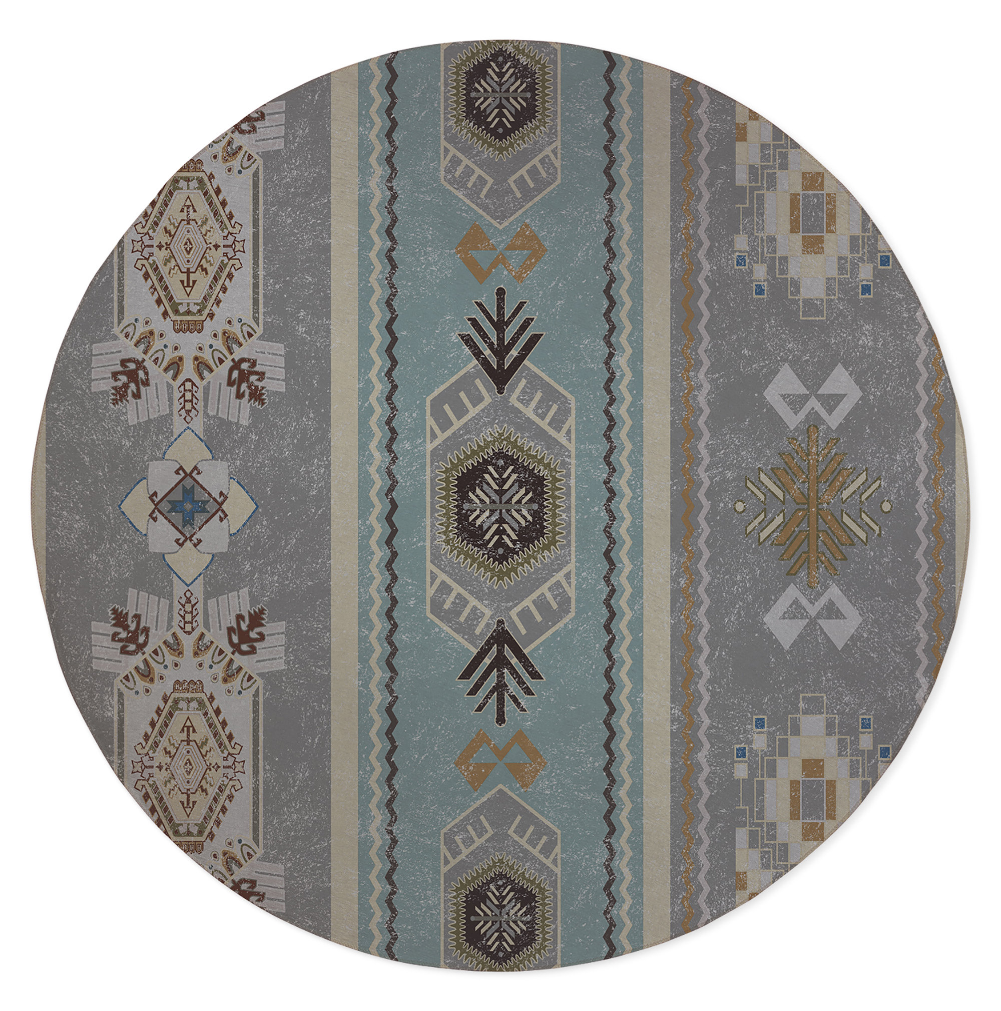 KAVKA DESIGNS Straight Round Chair Mat | Wayfair