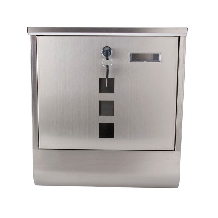 Dakota Fields Outdoor Locking Wall Mounted Letter Box | Wayfair.co.uk