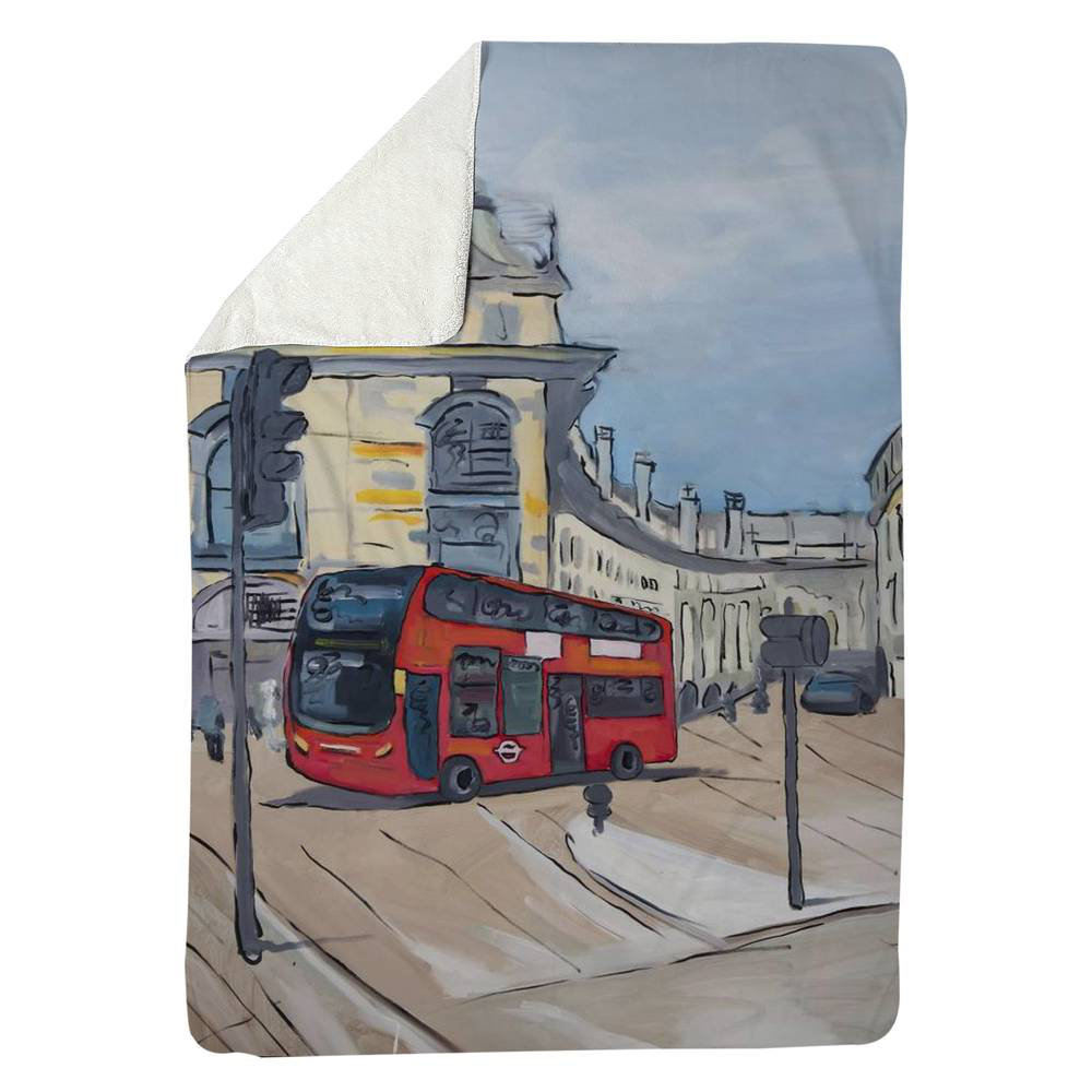 Begin Edition International Inc. Piccadilly Circus of London Blanket ...