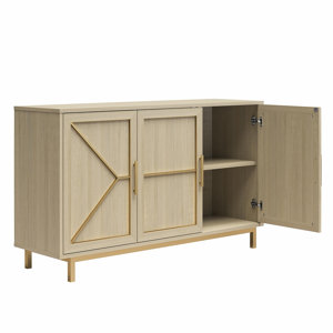 Mr. Kate Neely Wide Accent Cabinet, Pale Oak & Reviews | Wayfair