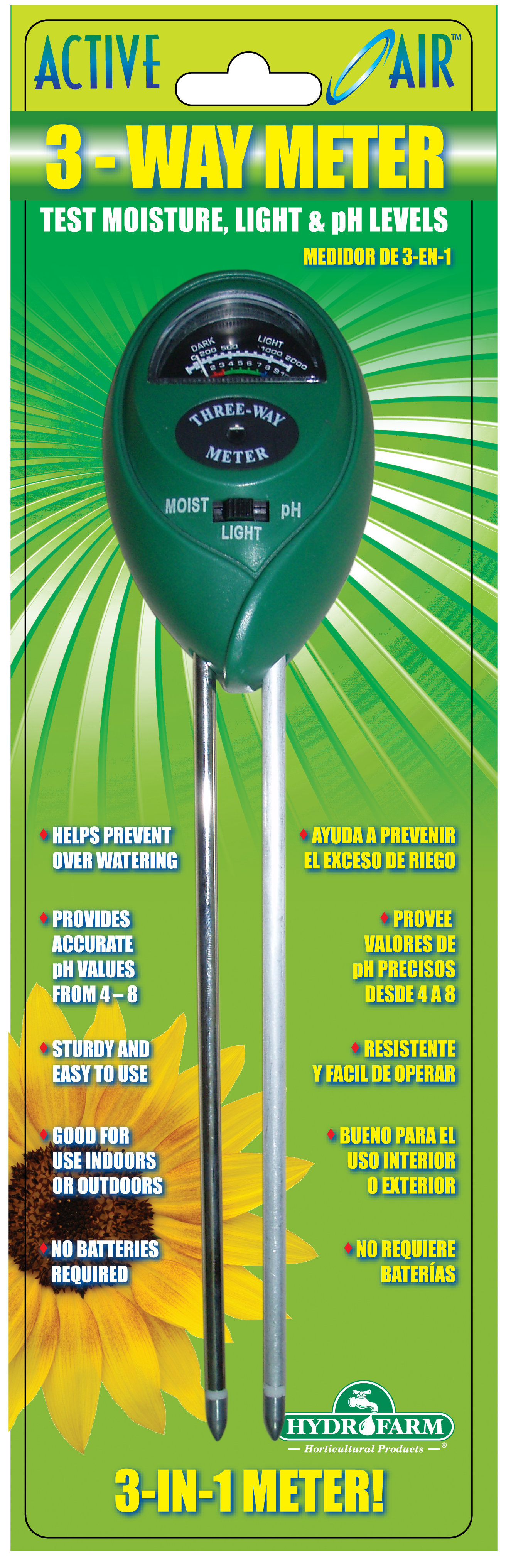 Hydrofarm Active Air 3-Way Meter & Reviews | Wayfair