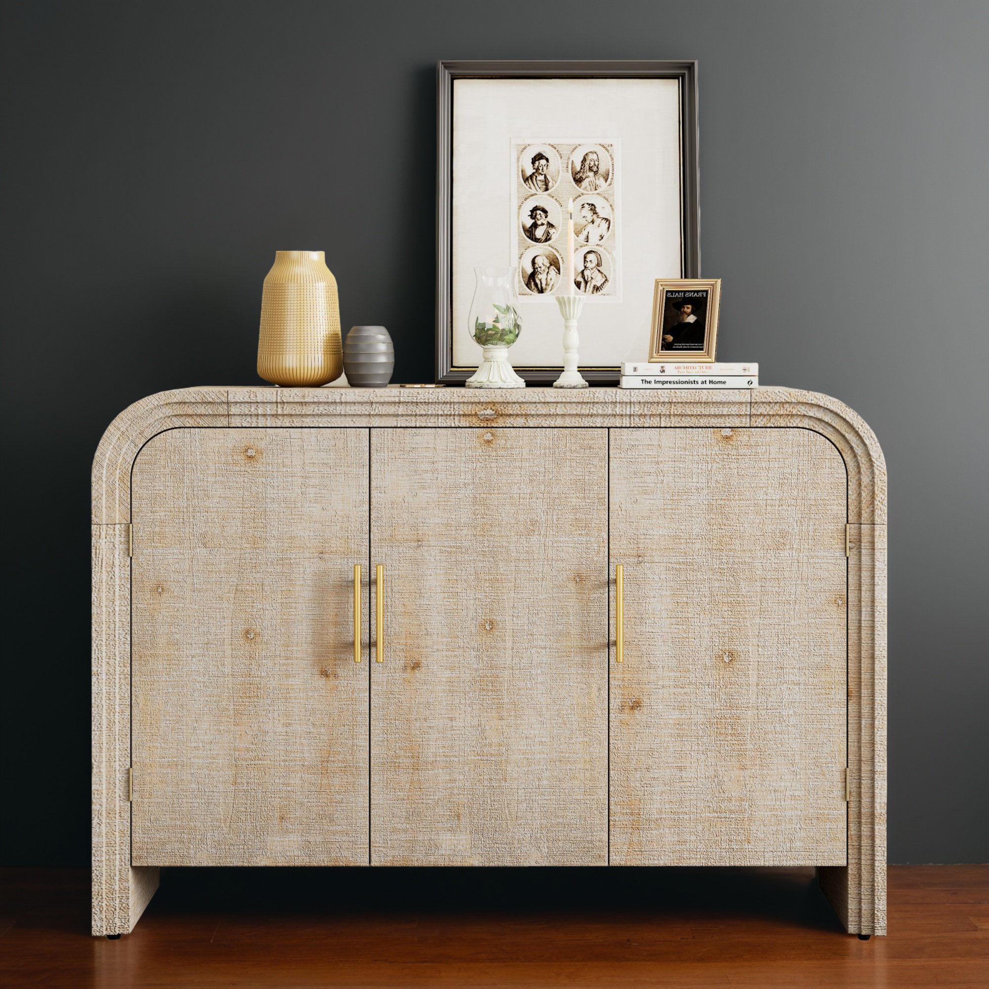 Latitude Run® 47" Kitchen Storage Sideboard Buffet Cabinet Console ...