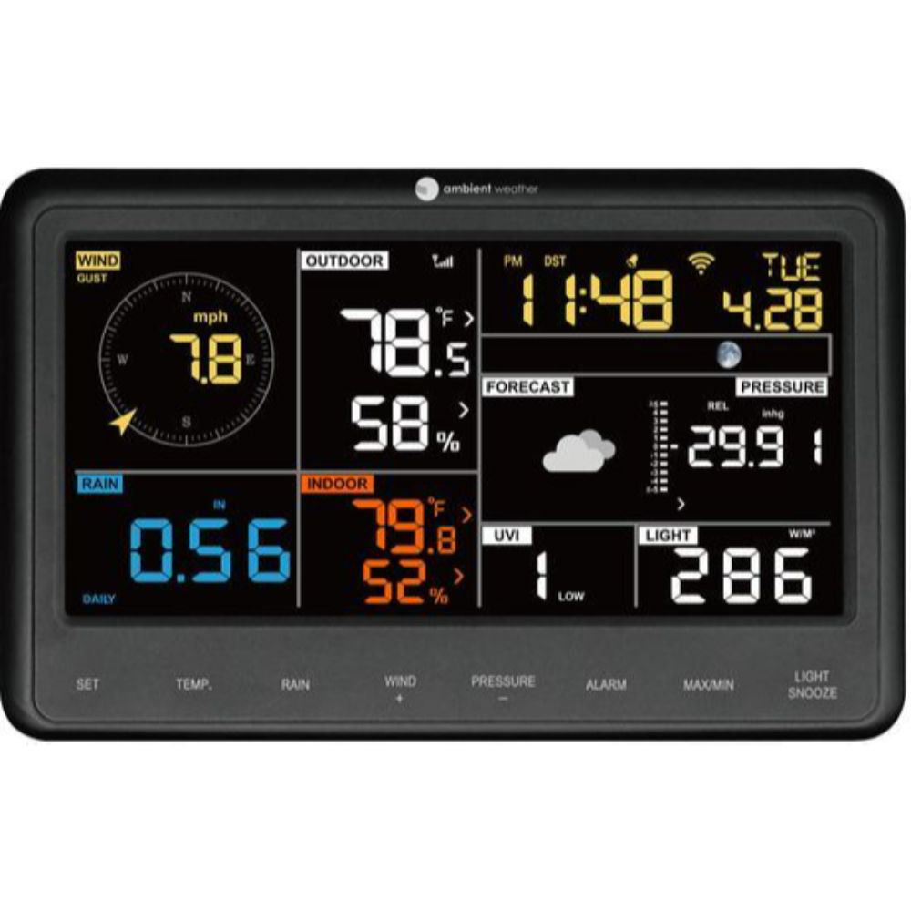 Ambient Weather WS-1900 Osprey Solar Powered Wireless Professional ...