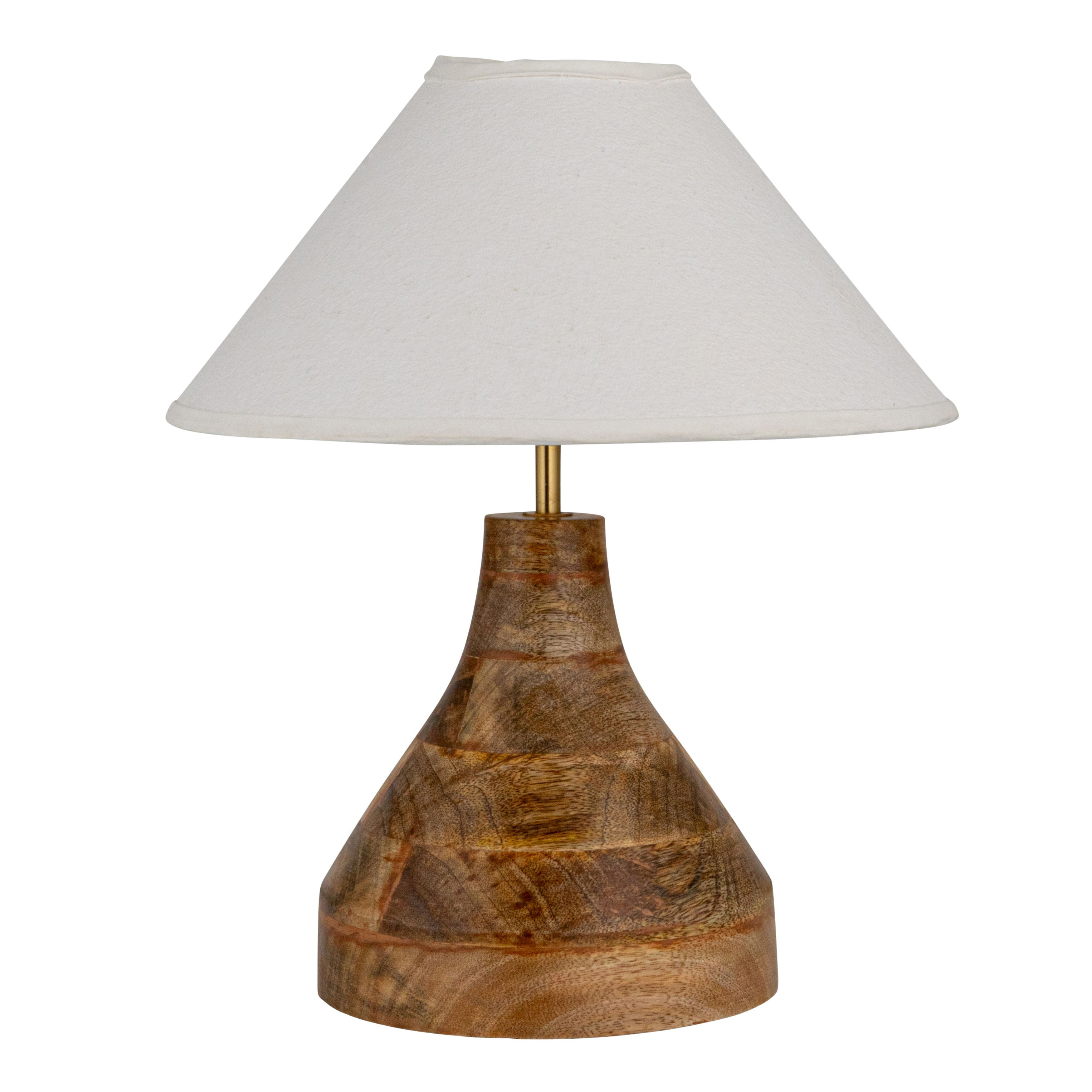 Loon Peak® Artisanal Aura Mango Wood Table Lamp | Wayfair