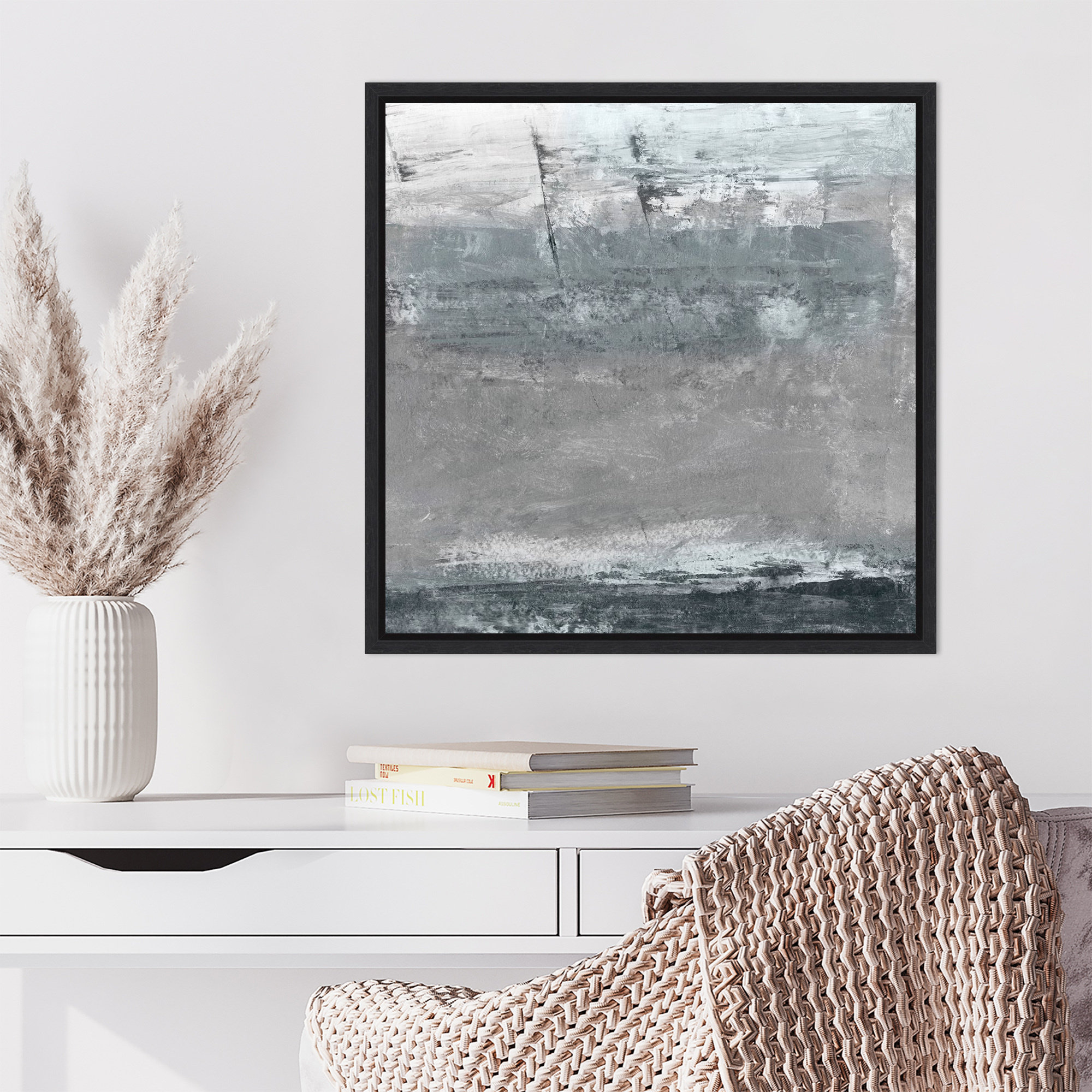 Wrought Studio™ Custom Translate III by Sharon Gordon Framed Canvas ...