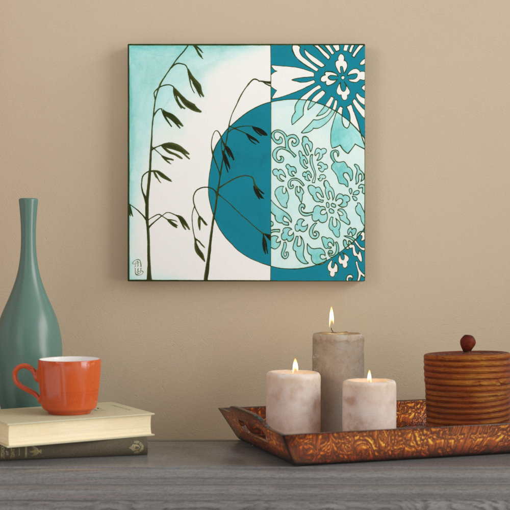 World Menagerie Kimono Garden III by Megan Meager - Print on Canvas ...