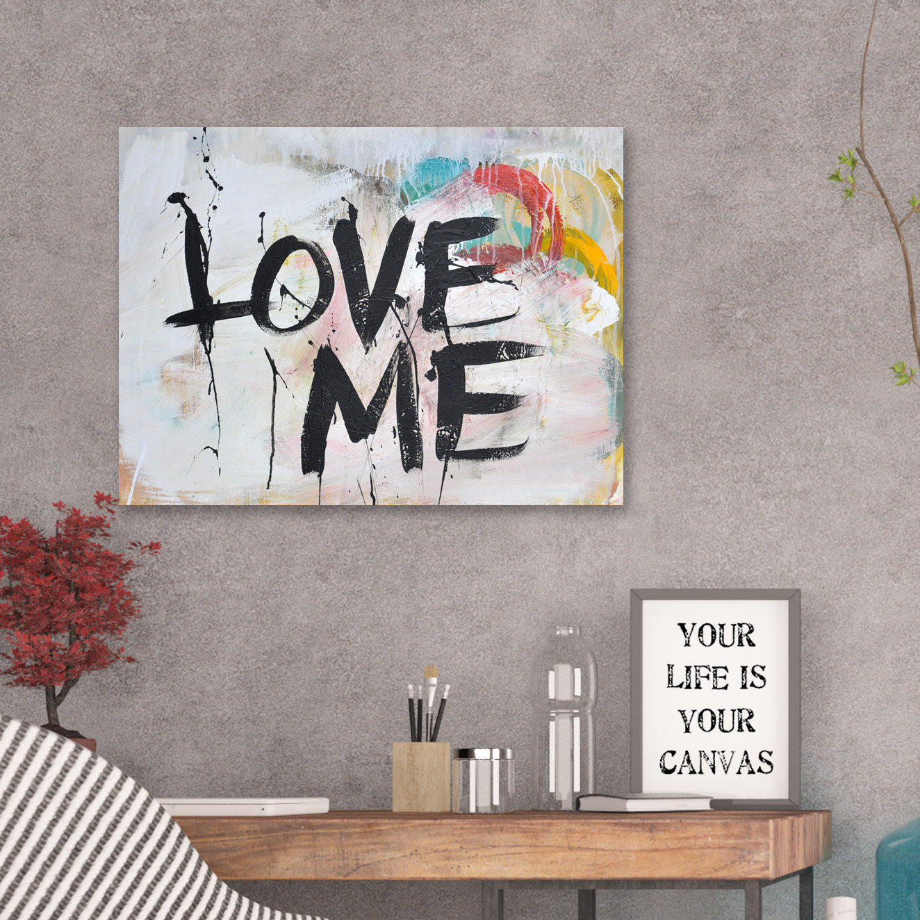 Jaxson Rea 'Love Me' by Kent Youngstrom Painting Print on Wrapped ...