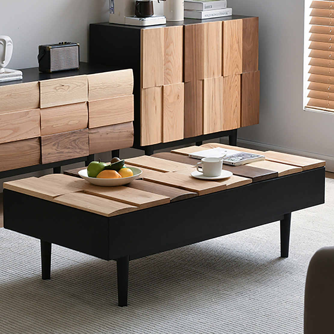 Wu's StylishVault Simple square coffee table | Wayfair