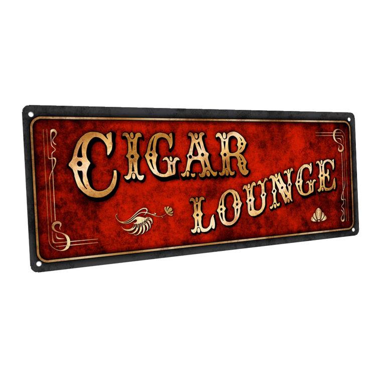 Homebody Accents Cigar Lounge Sign - Wayfair Canada
