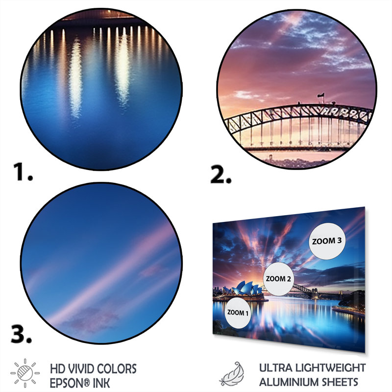 Design Art Australia Sydney Icons II - Australia Metal Wall Art Prints ...