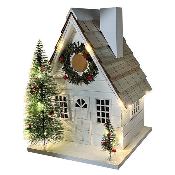 Home Bazaar Holiday Offerings Christmas Chateau 9.05 H x 7 W x 7 D ...