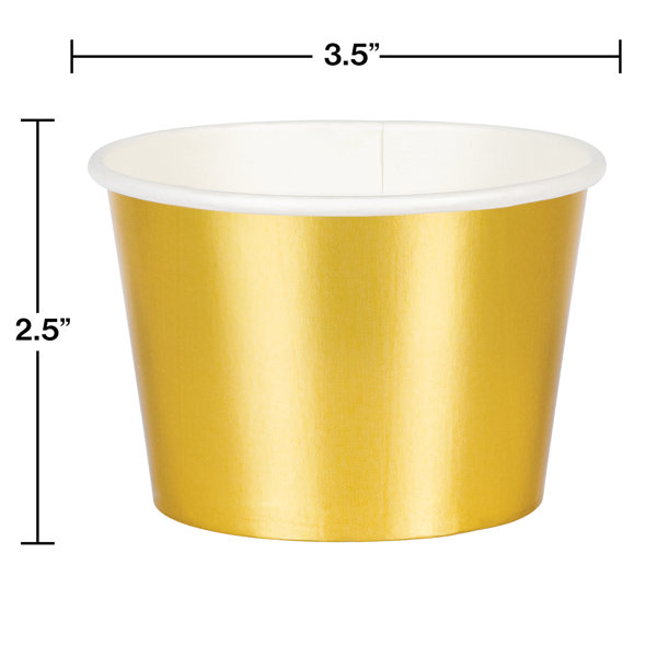 Creative Converting Heavy Weight Paper Disposable Dessert Cups ...