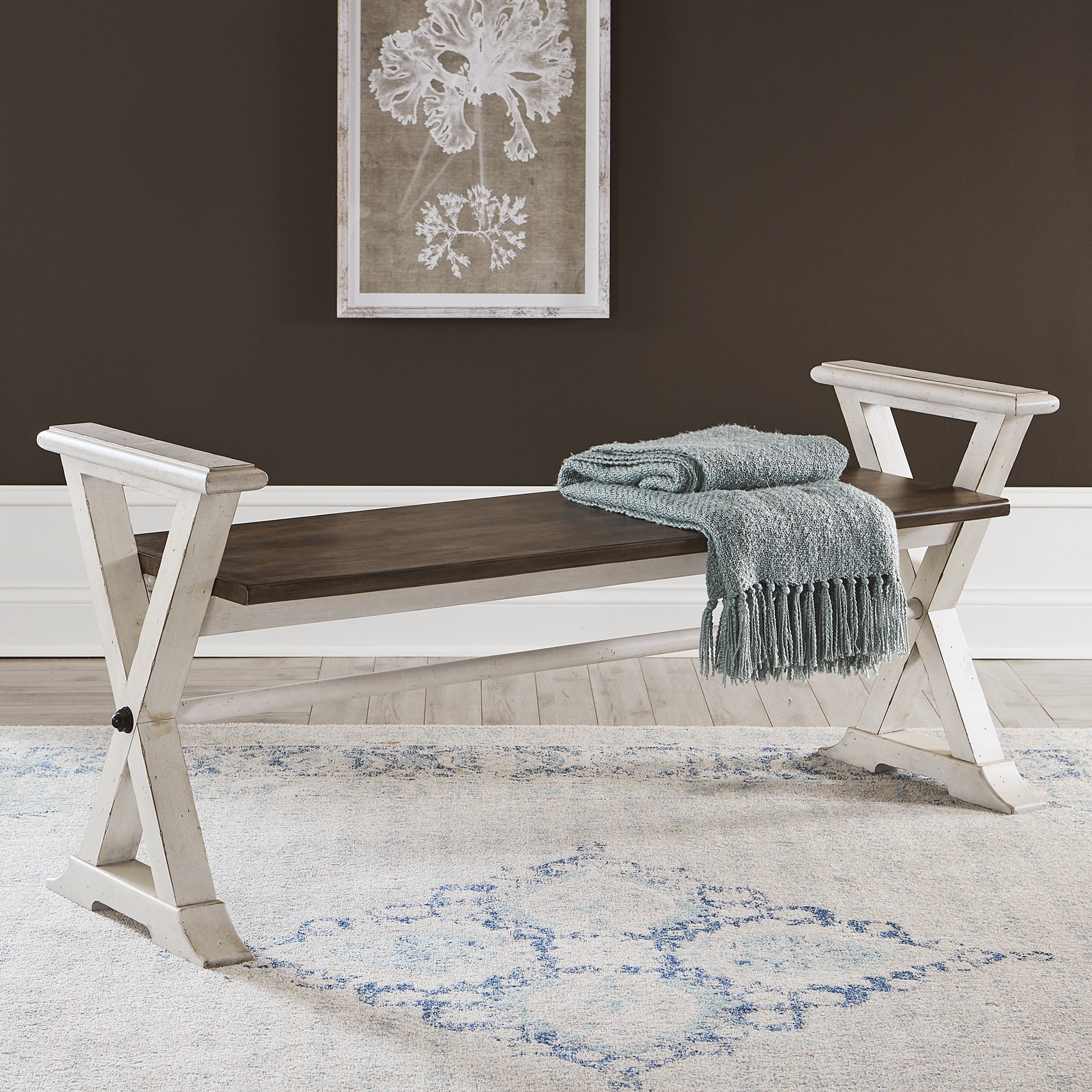 Laurel Foundry Modern Farmhouse® Portia Wood Bench | Wayfair