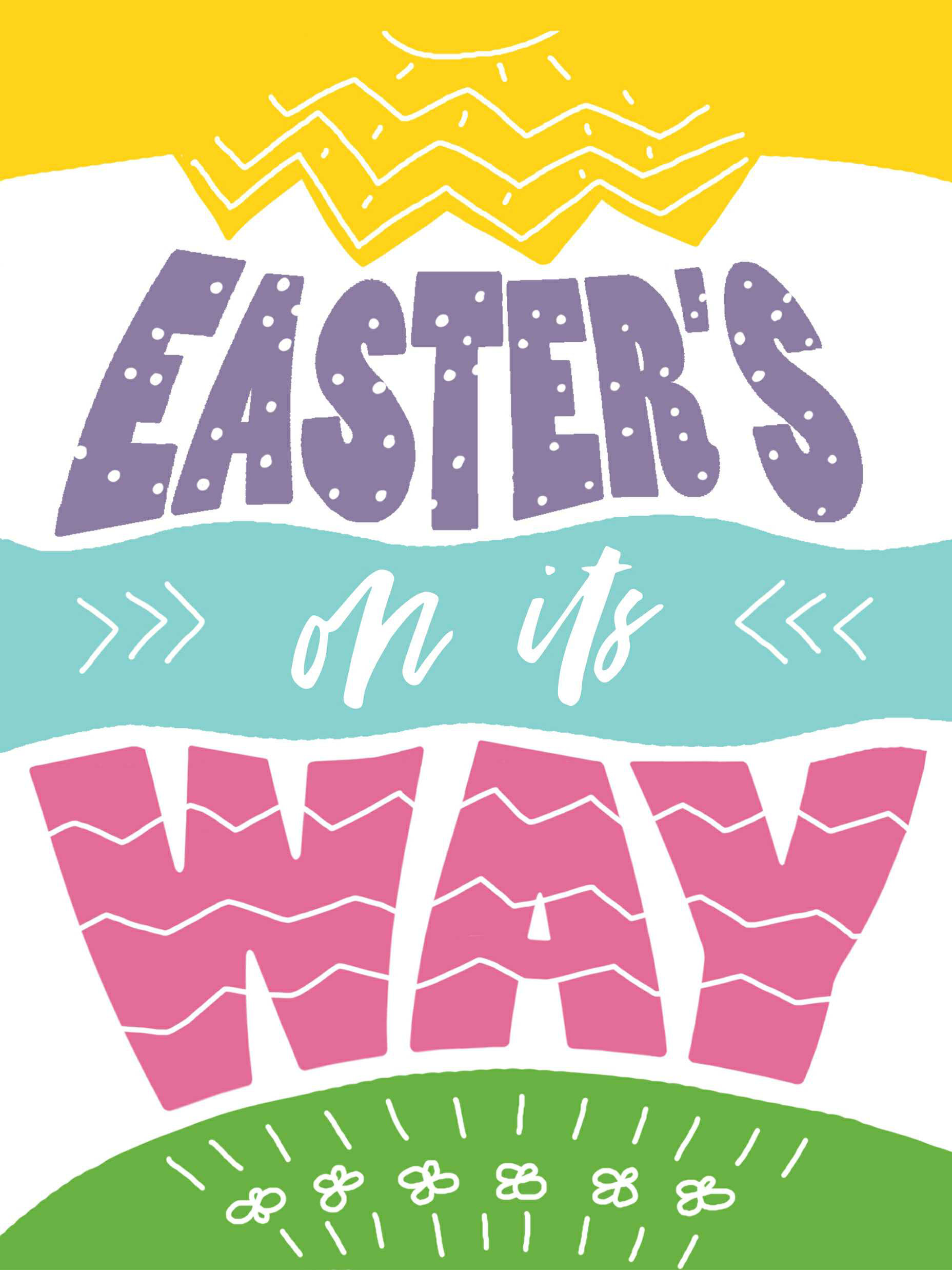 The Holiday Aisle® Easters on Its Way Egg - Wrapped Canvas Print | Wayfair