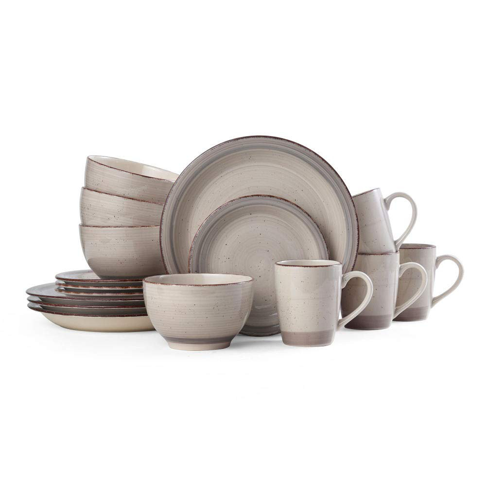 One Allium Way® Pack Of 16 Dinnerware Set, Cream | Wayfair