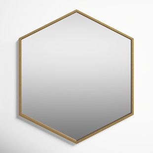Hexagon Wall Mirrors You'll Love | Wayfair